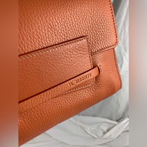 IL BISONTE | Bags | Genuine Il Bisonte Tan Pebbled Leather Shoulder Bag ...